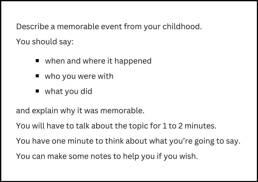 IELTS Speaking Test: A deep dive into part 2